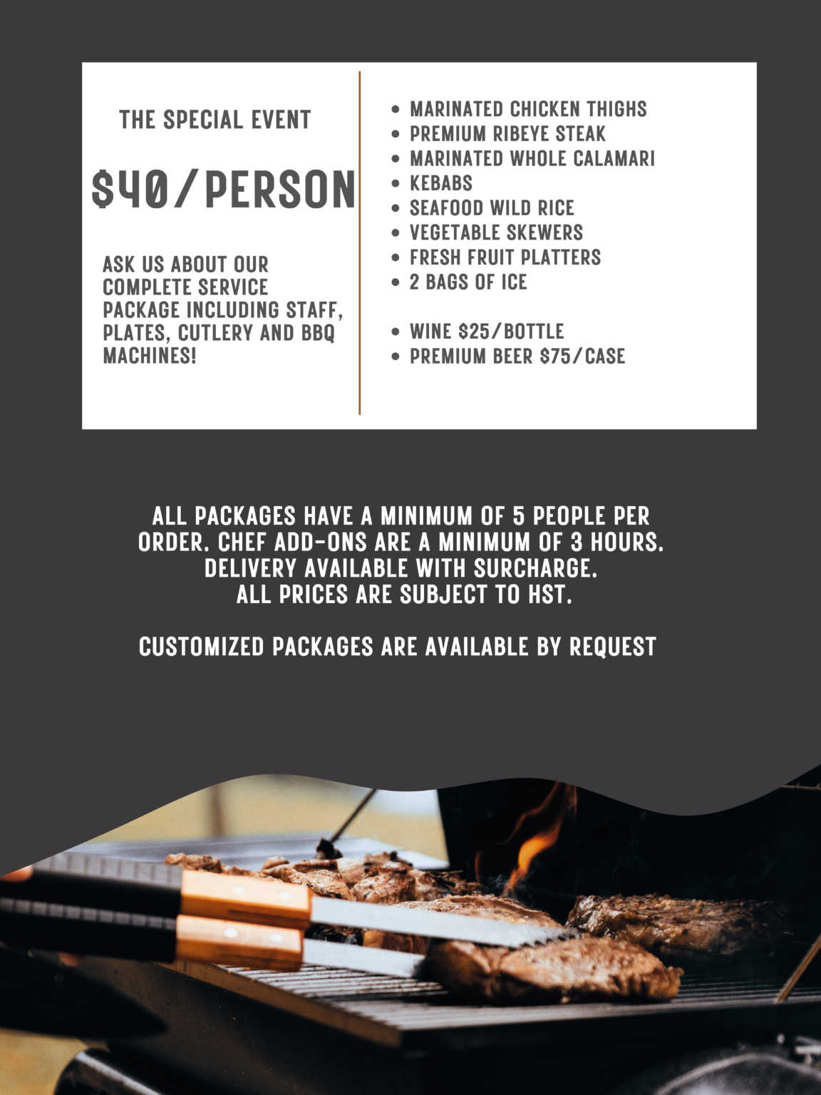 Menus - JCs Grillhouse