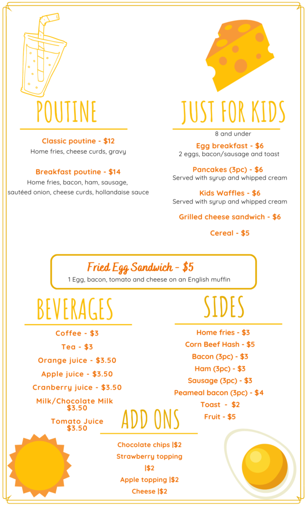 Menus – JCs Grillhouse