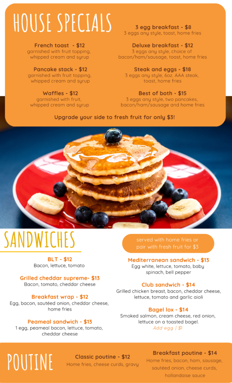 Menus – JCs Grillhouse